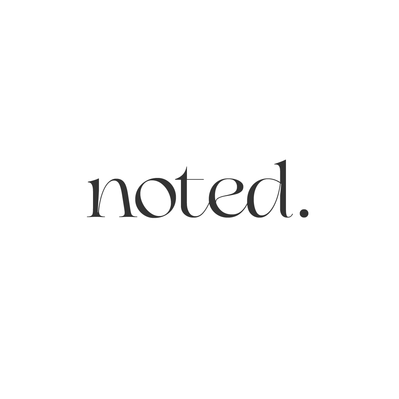 Noted - a minimal and feminine stationery brand based in Dubai